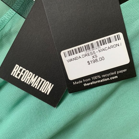 Reformation | Dresses | Nwt Reformation Wanda Dress Mini Wrap Macaron ...